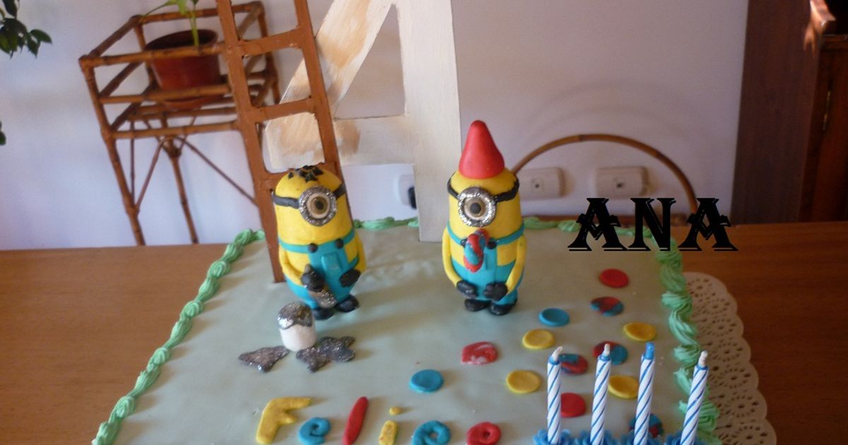 Torta Los Minions Para Cumpleaños De Felipe Receta de GRINGA- Cookpad