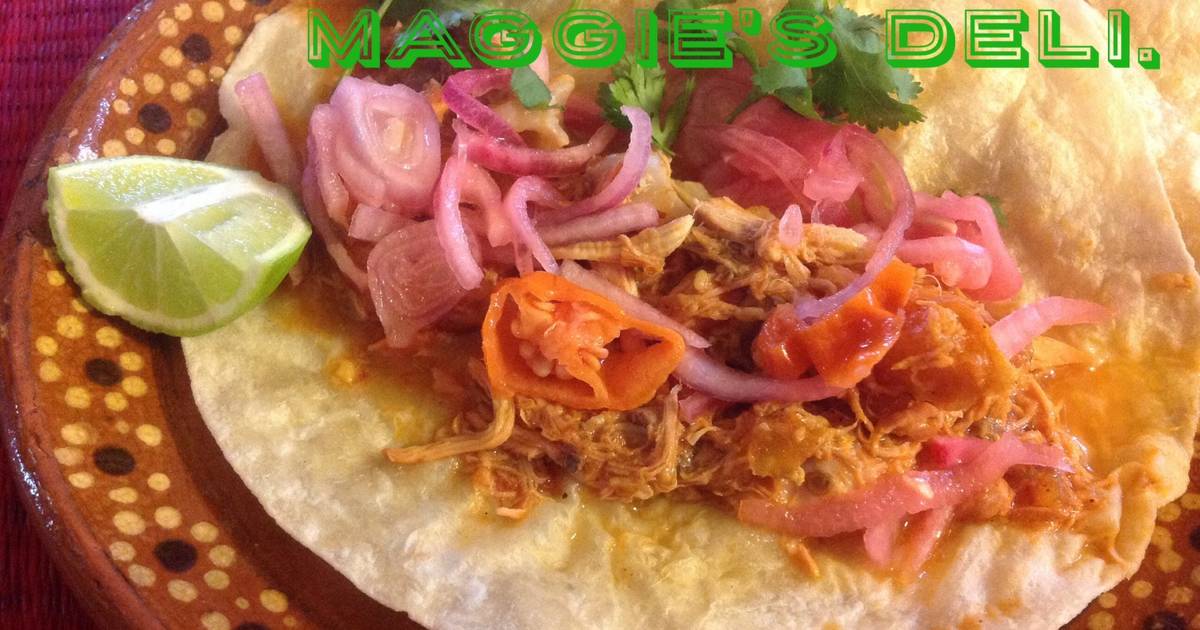 Pollo en achiote Receta de Maggie- Cookpad
