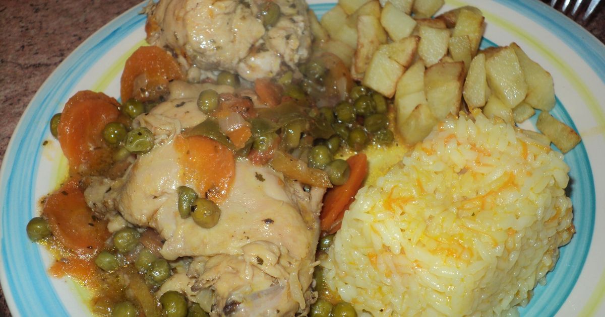 guiso de molida de pollo con arroz - 82 recetas caseras- Cookpad