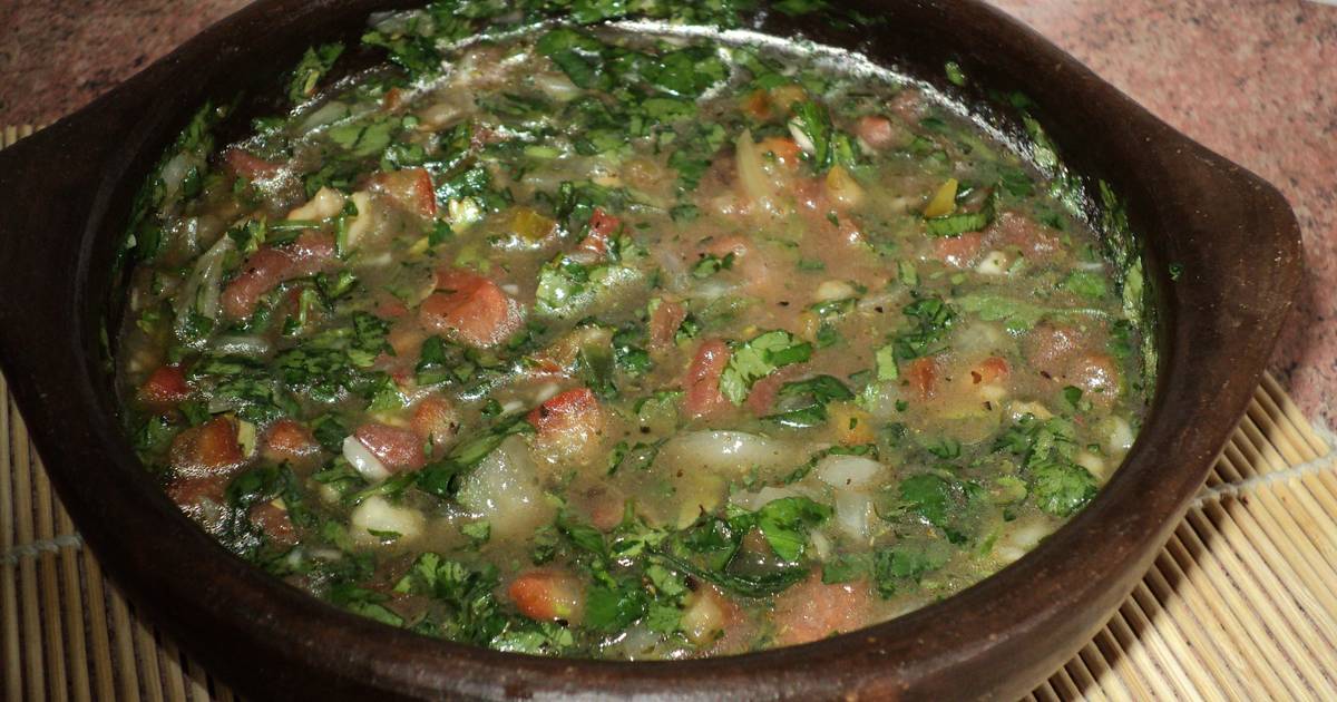 Pebre Chileno Receta de mari562009-vinamar- Cookpad