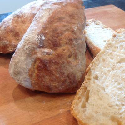 Pan de chapata Receta de elfornerdealella- Cookpad