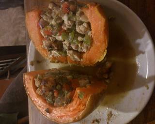 Calabaza rellena Receta de Lucas Mout- Cookpad