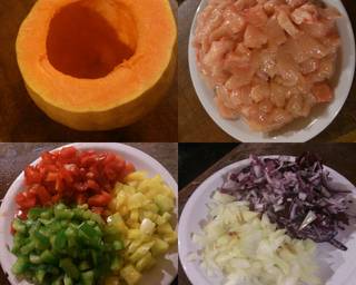 Calabaza rellena Receta de Lucas Mout- Cookpad