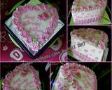 Resep Cake Birthday Bentuk love oleh Yuli Janu - Cookpad
