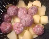 Guisadito de albondigas y patata Receta de rociolitran- Cookpad